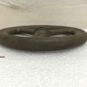 Vintage 7 Cast Iron Valve Handle Wheel Rusty Metal Garden Art ...