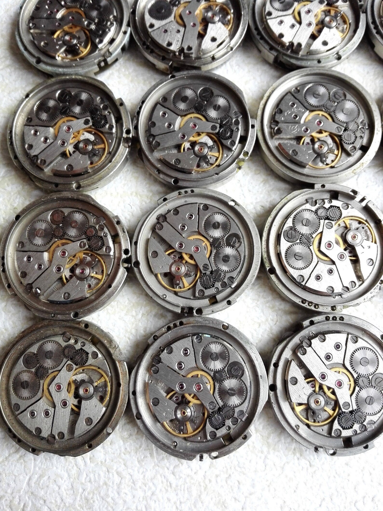 16 Pcs.SLAVA Watch Movements.Spares or | Etsy