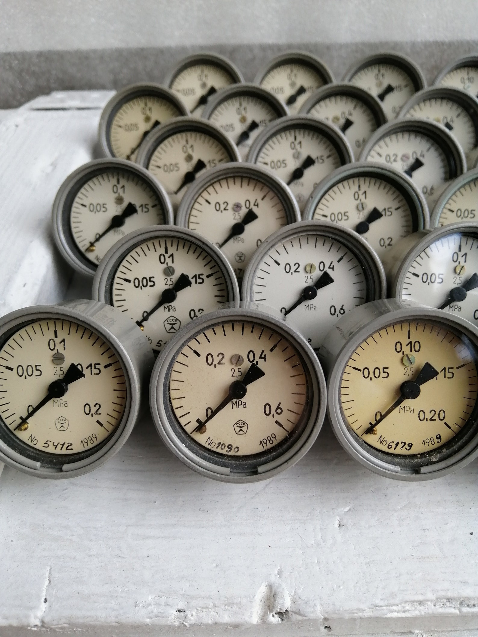 Set of 3 Vintage Pressure Gauges Steampunk Lamp Parts Mini - Etsy