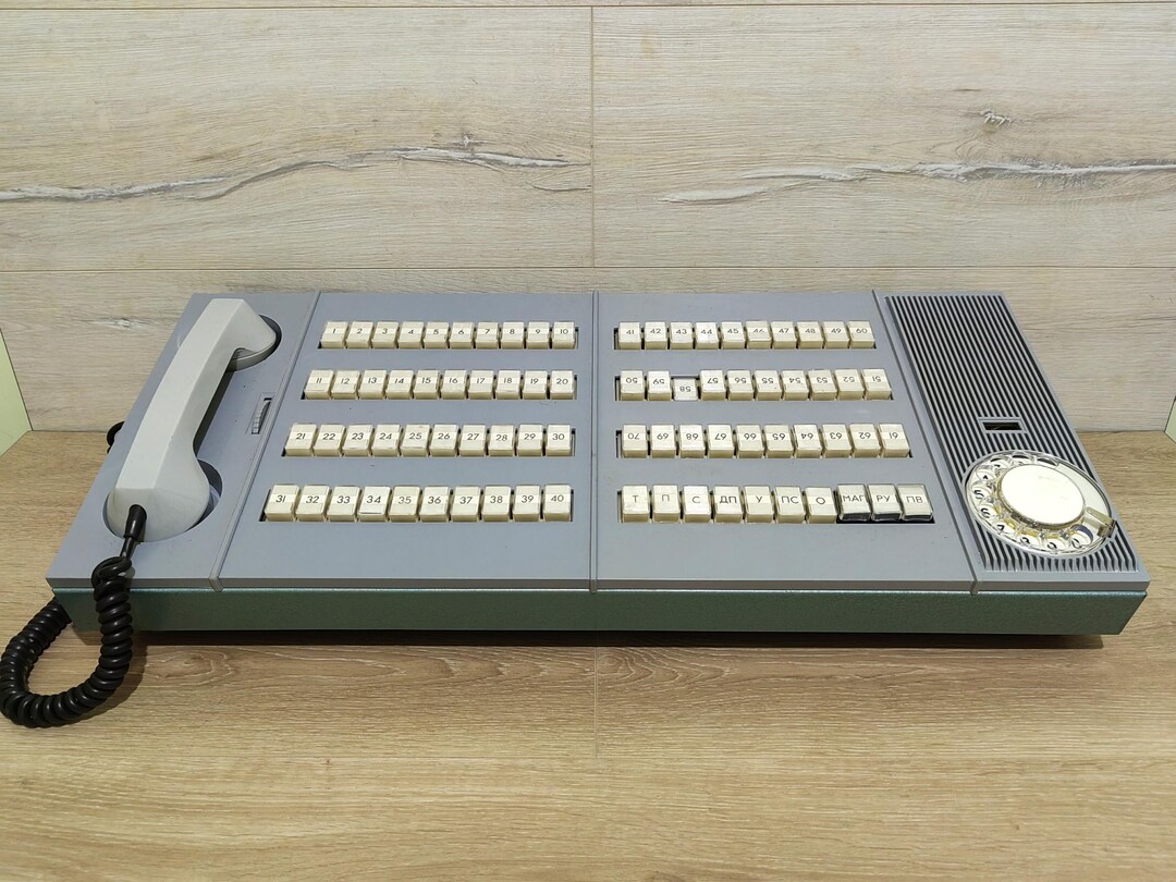 Vintage USSR Telephone Сommutator for Intercom Soviet Command Post ...