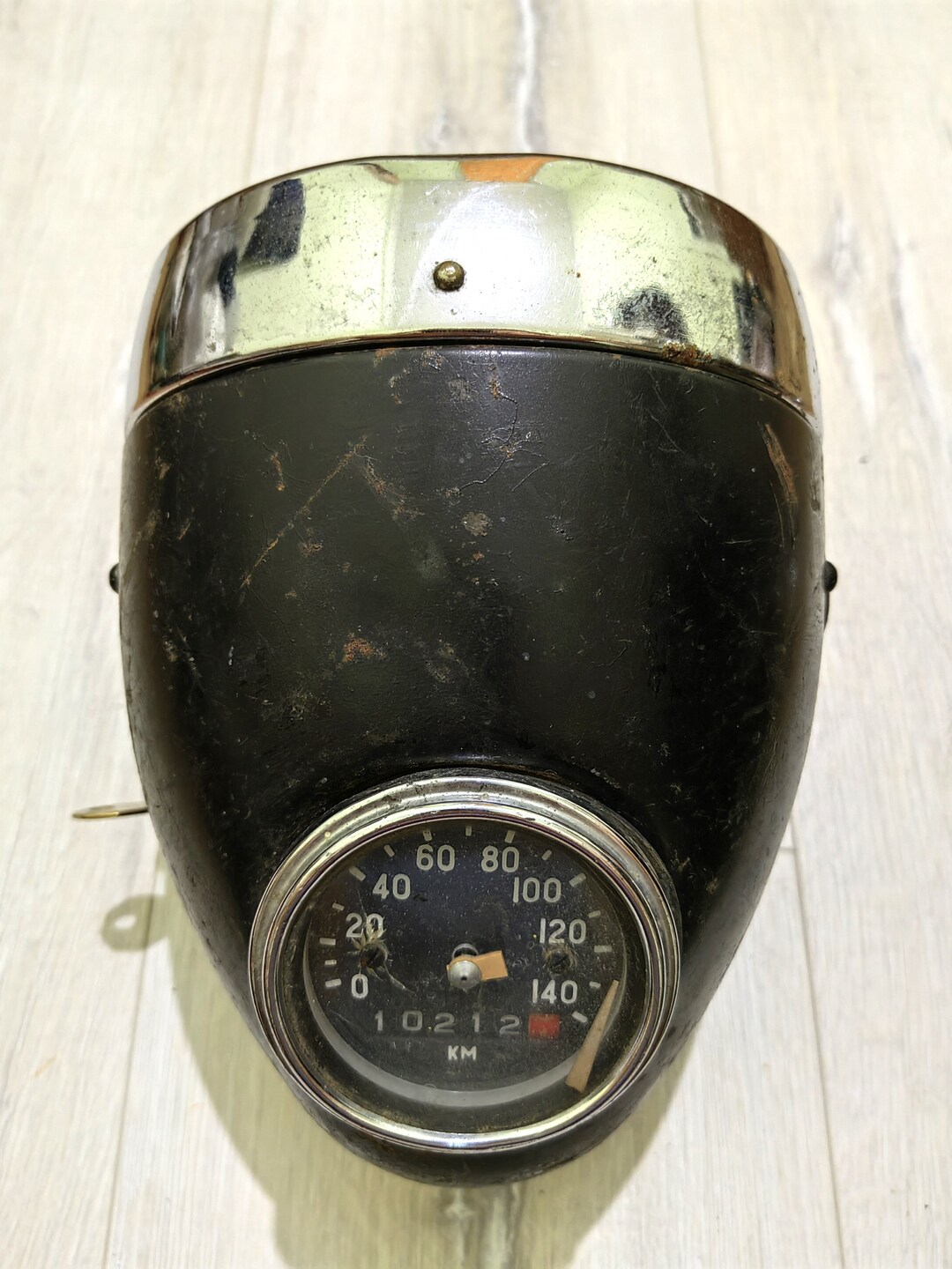 Vintage Motorcycle Headlight Metal Searchlight Motorbike Headlight With ...