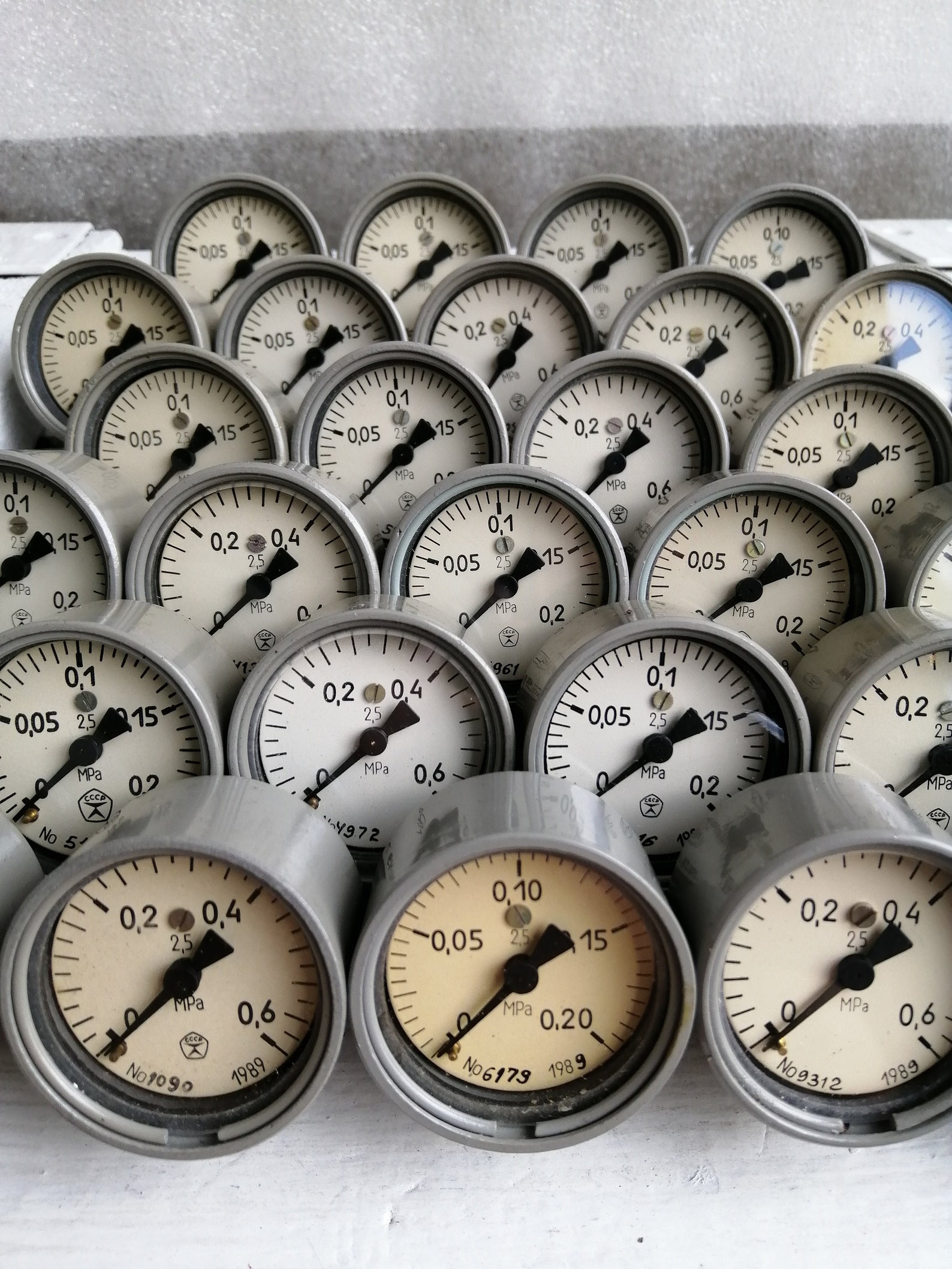 Set of 3 Vintage Pressure Gauges Steampunk Lamp Parts Mini - Etsy