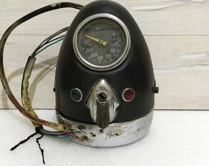 Vintage Motorcycle Headlight Metal Searchlight Motorbike Headlight With ...