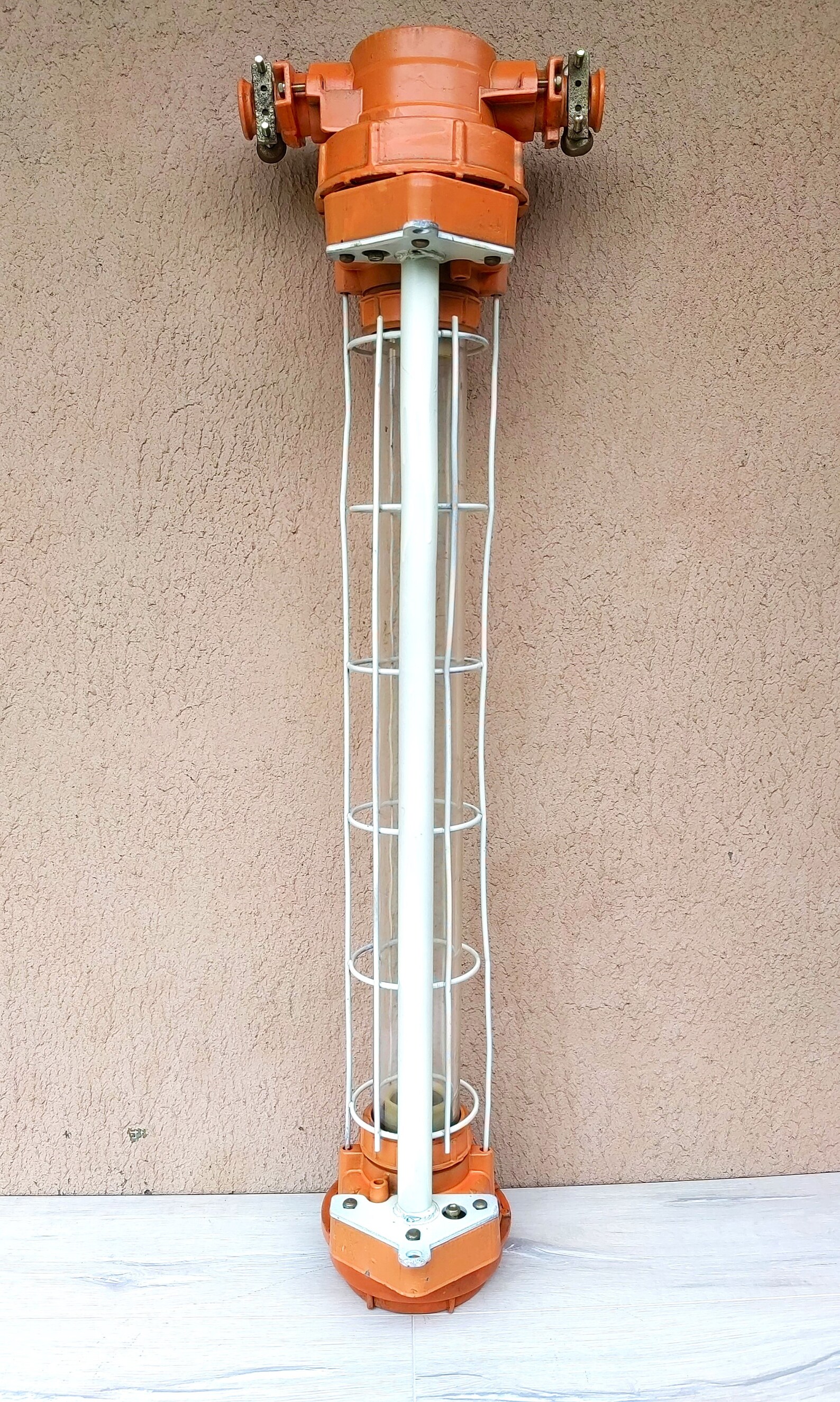 35 Inches Long Vintage Soviet Era Fluorescent Explosion Proof Lamp ...