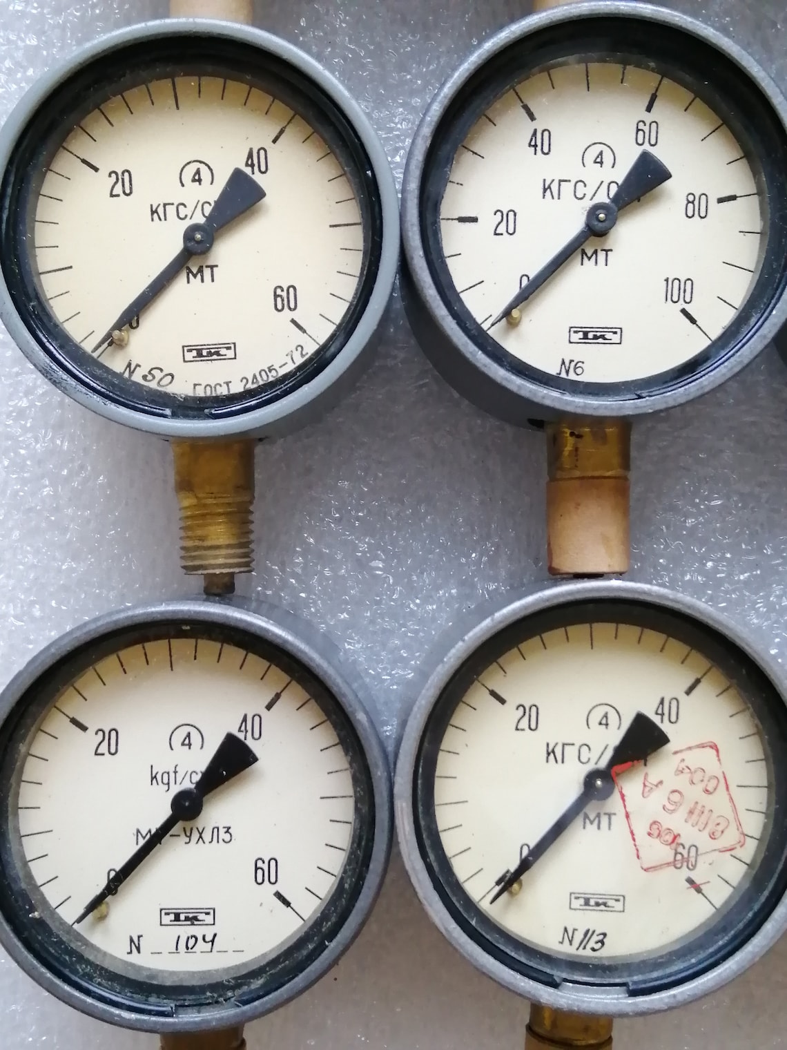3 Pcs.vintage Pressure Gauges Steampunk Lamp Parts Industrial - Etsy