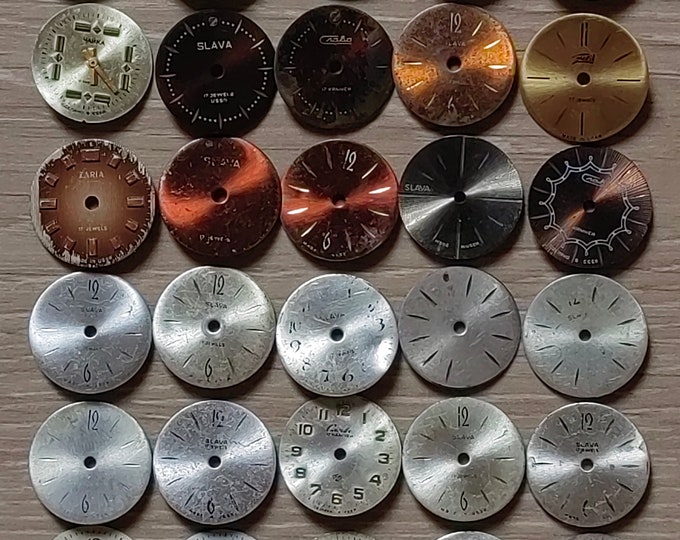Small Vintage Ladies Watch Dials Women's Watch Faces 16-17 Mm Watch ...