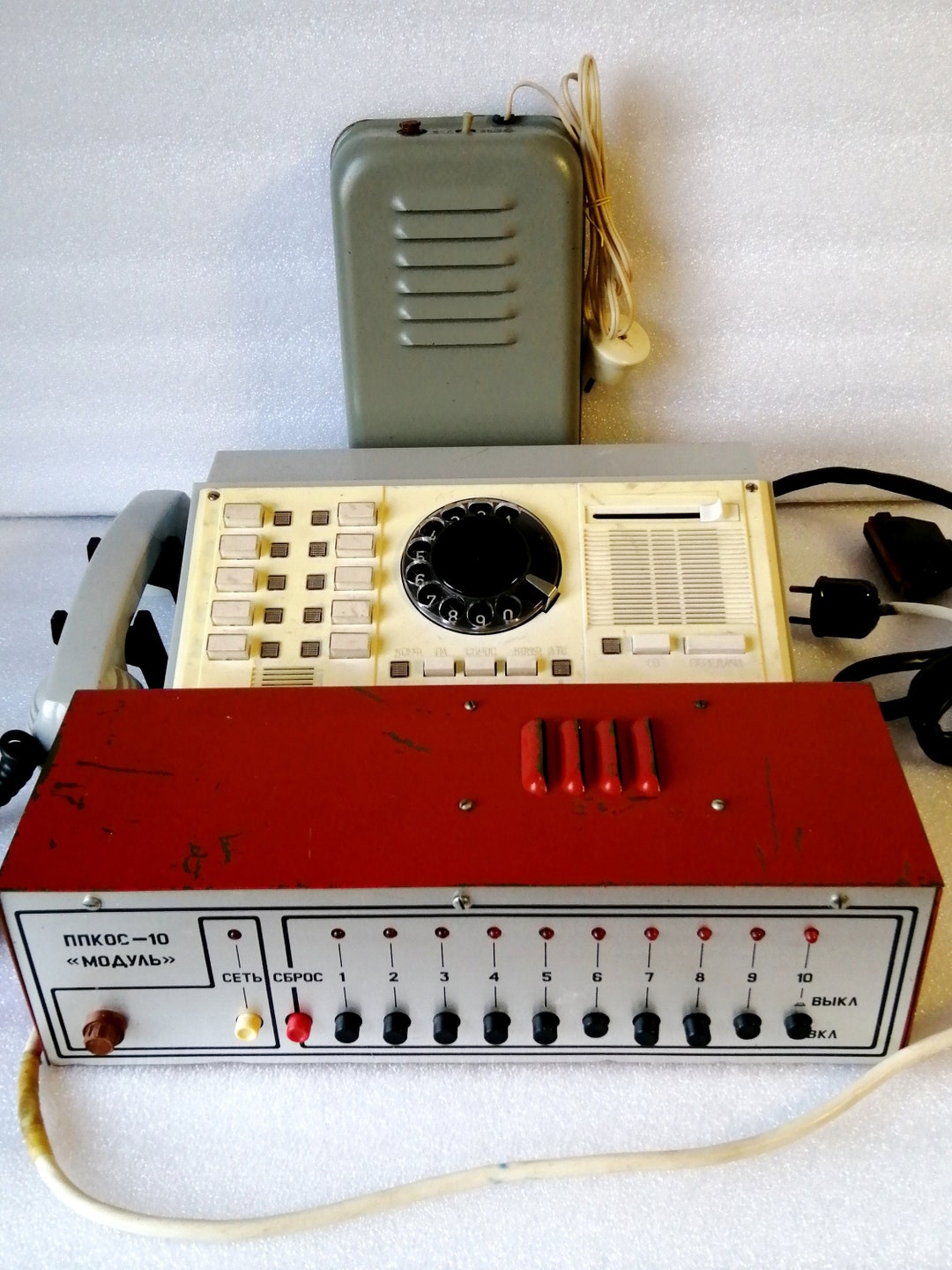 Vintage USSR Telephone Switch for Intercom Soviet Commanders Intercom ...