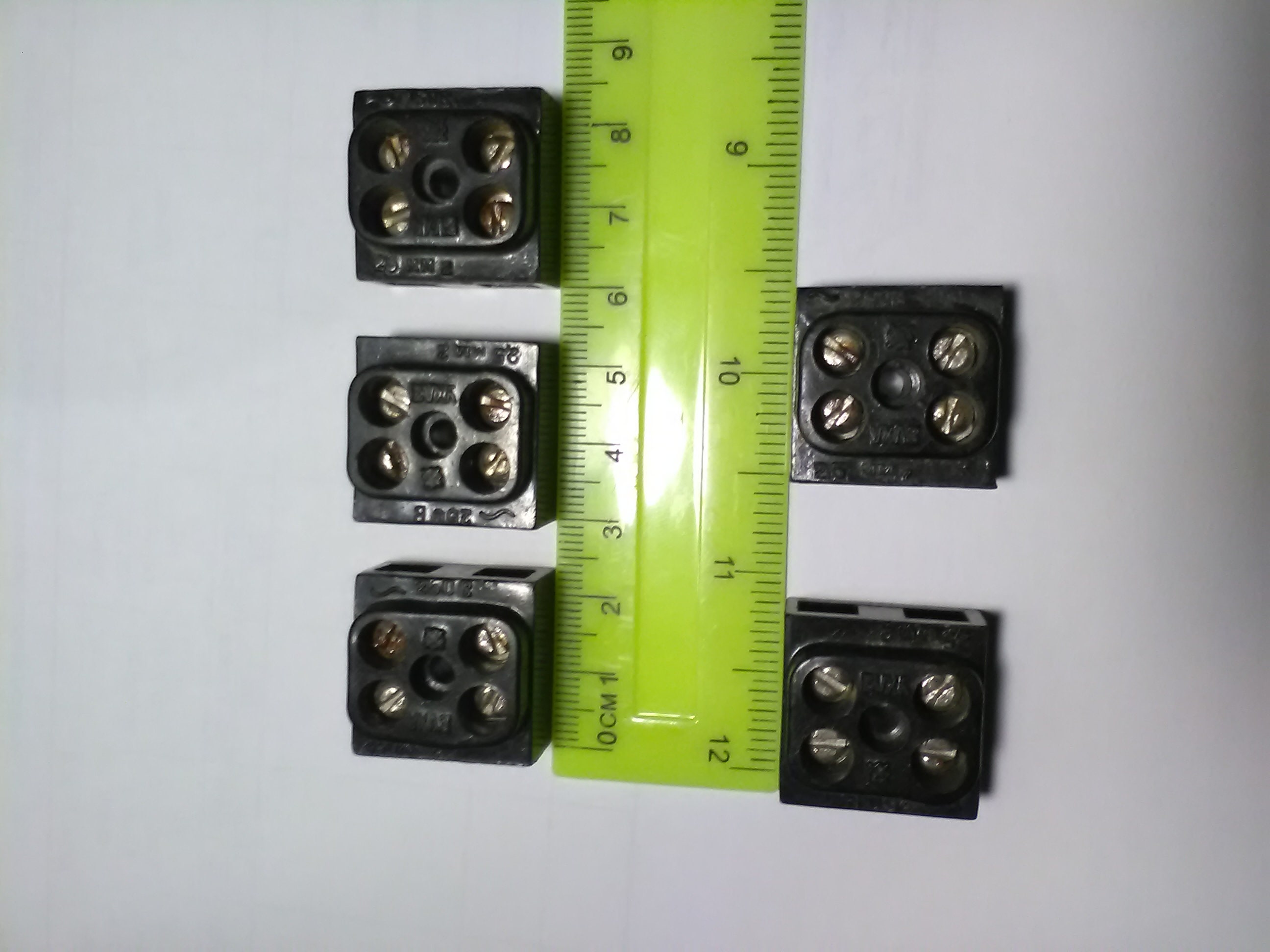 LOT of 5 BAKELITE Electrical Terminal Connector.Soviet era | Etsy