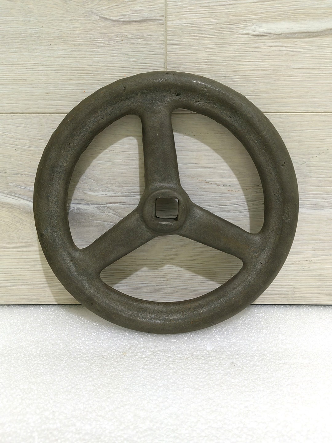 Vintage 7 Cast Iron Valve Handle Wheel Rusty Metal Garden Art ...