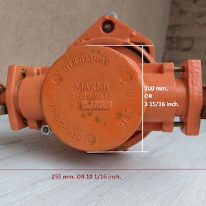 35 Inches Long Vintage Soviet Era Fluorescent Explosion Proof Lamp ...