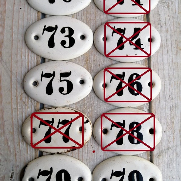 Hotel Room Number Plates - Etsy