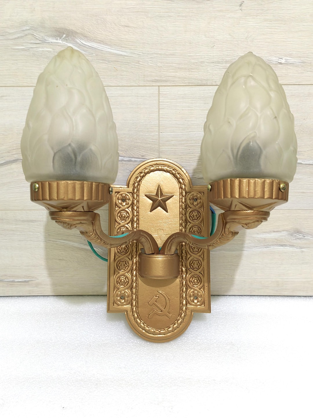 Wall Lamp Stalins Empire Style Vintage USSR Propaganda Hammer and ...