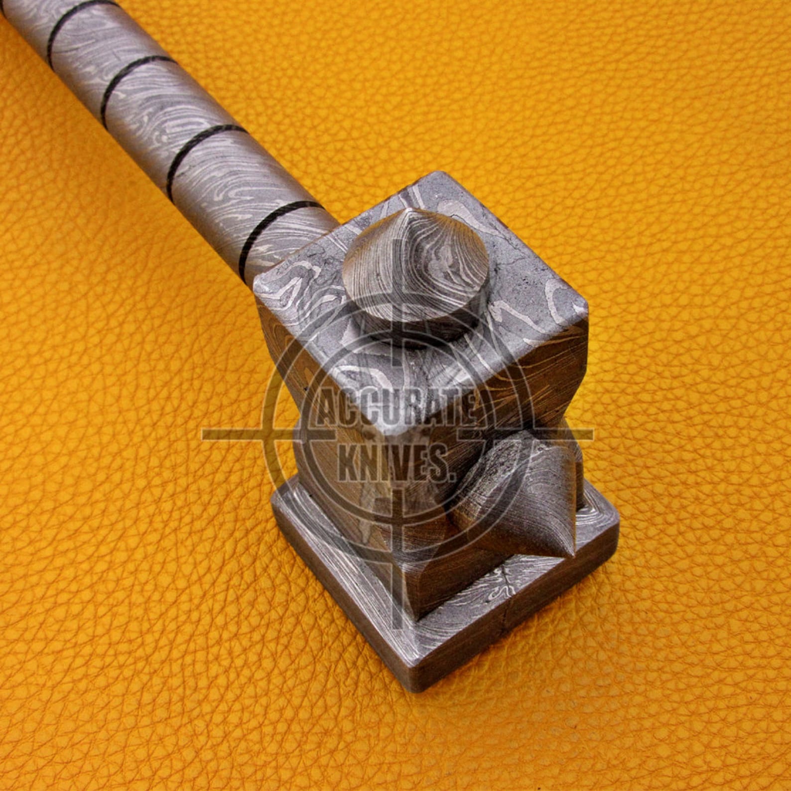 Exclusive Hand Forged Damascus Steel Hammer Fully Functionally - Etsy