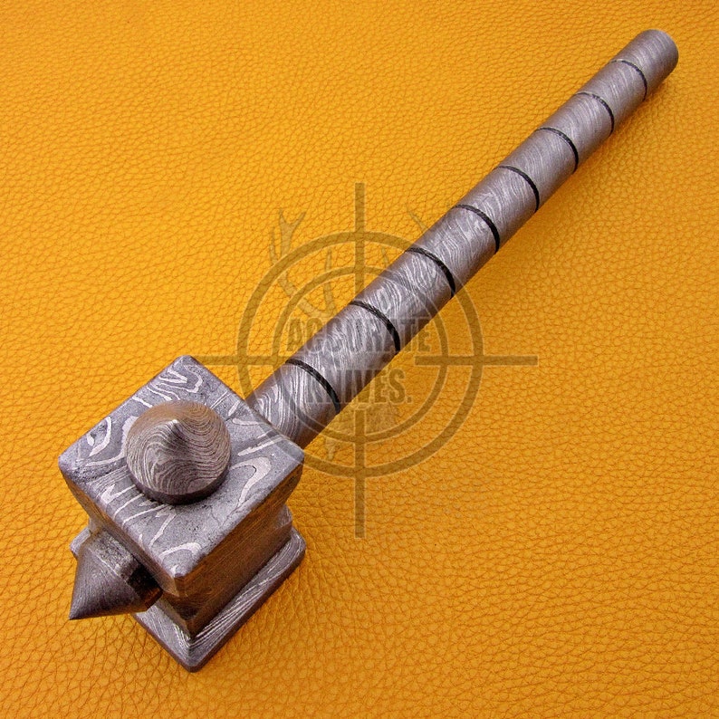 Exclusive Hand Forged Damascus Steel Hammer Fully Functionally - Etsy