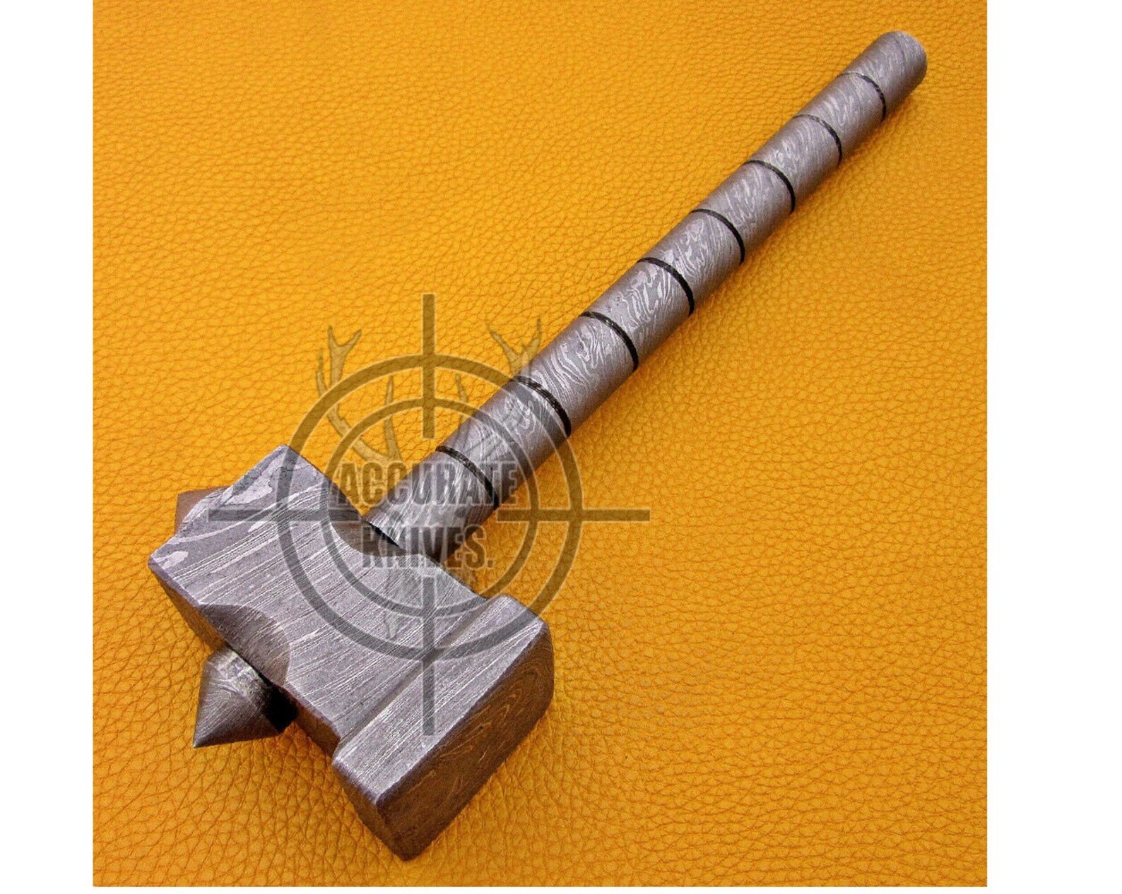 Exclusive Hand Forged Damascus Steel Hammer Fully Functionally - Etsy