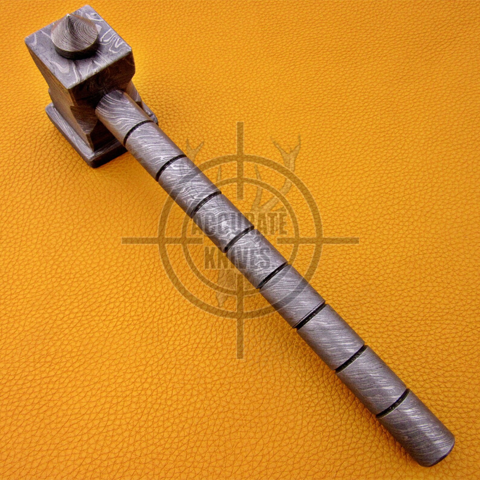 Exclusive Hand Forged Damascus Steel Hammer Fully Functionally - Etsy