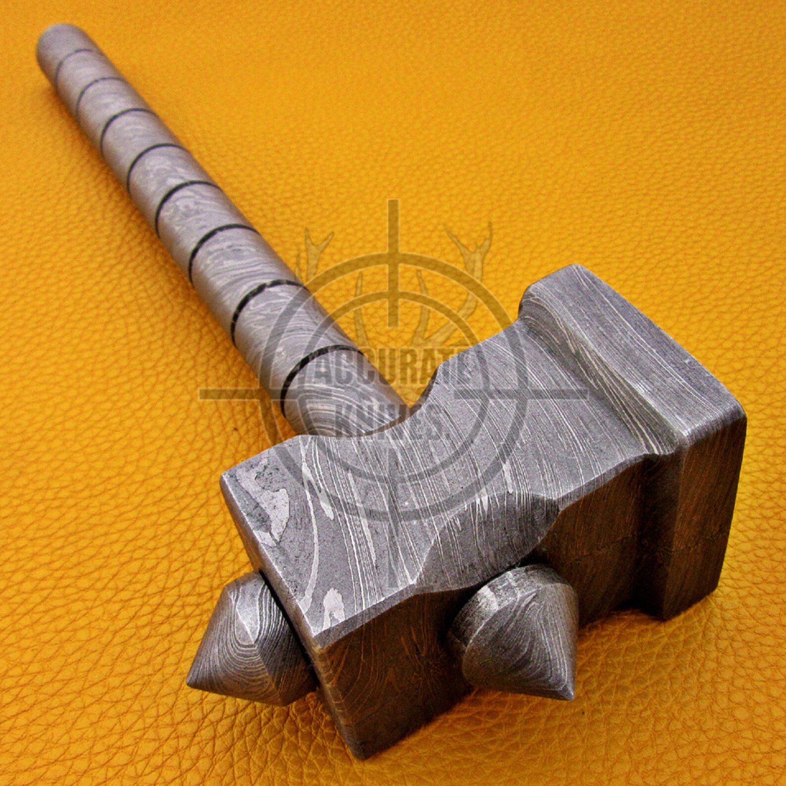 Exclusive Hand Forged Damascus Steel Hammer Fully Functionally - Etsy