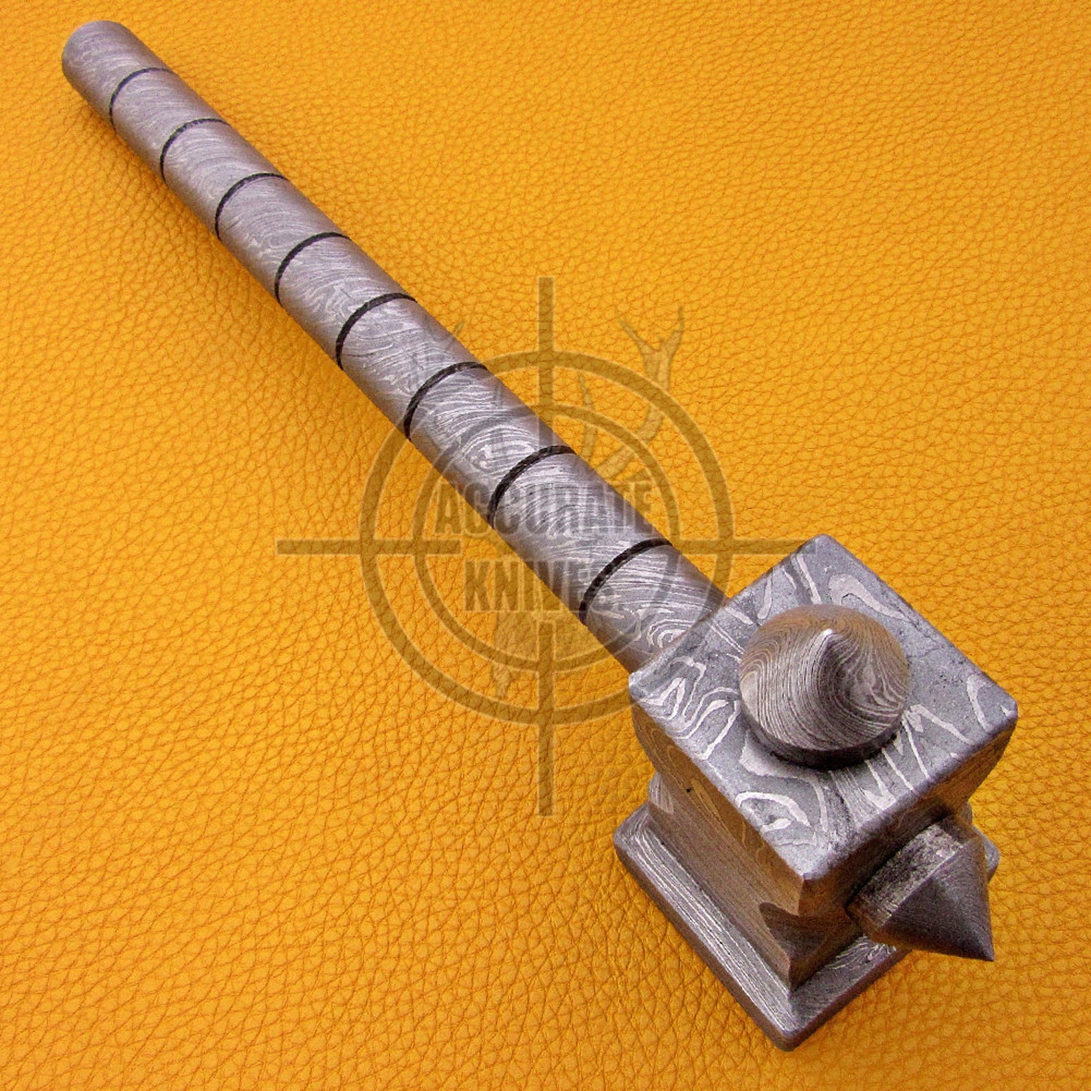 Exclusive Hand Forged Damascus Steel Hammer Fully Functionally - Etsy