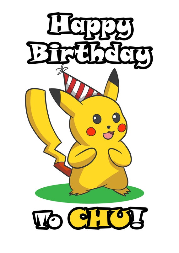 Pikachu Happy Birthday Song