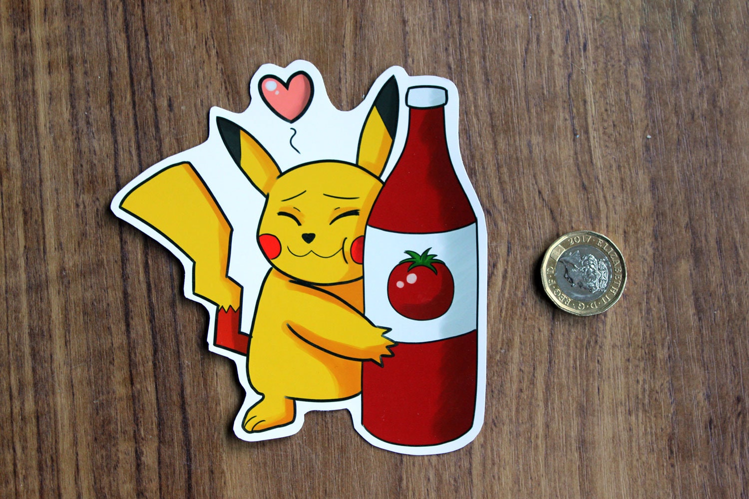 Happy Pikachu Ketchup