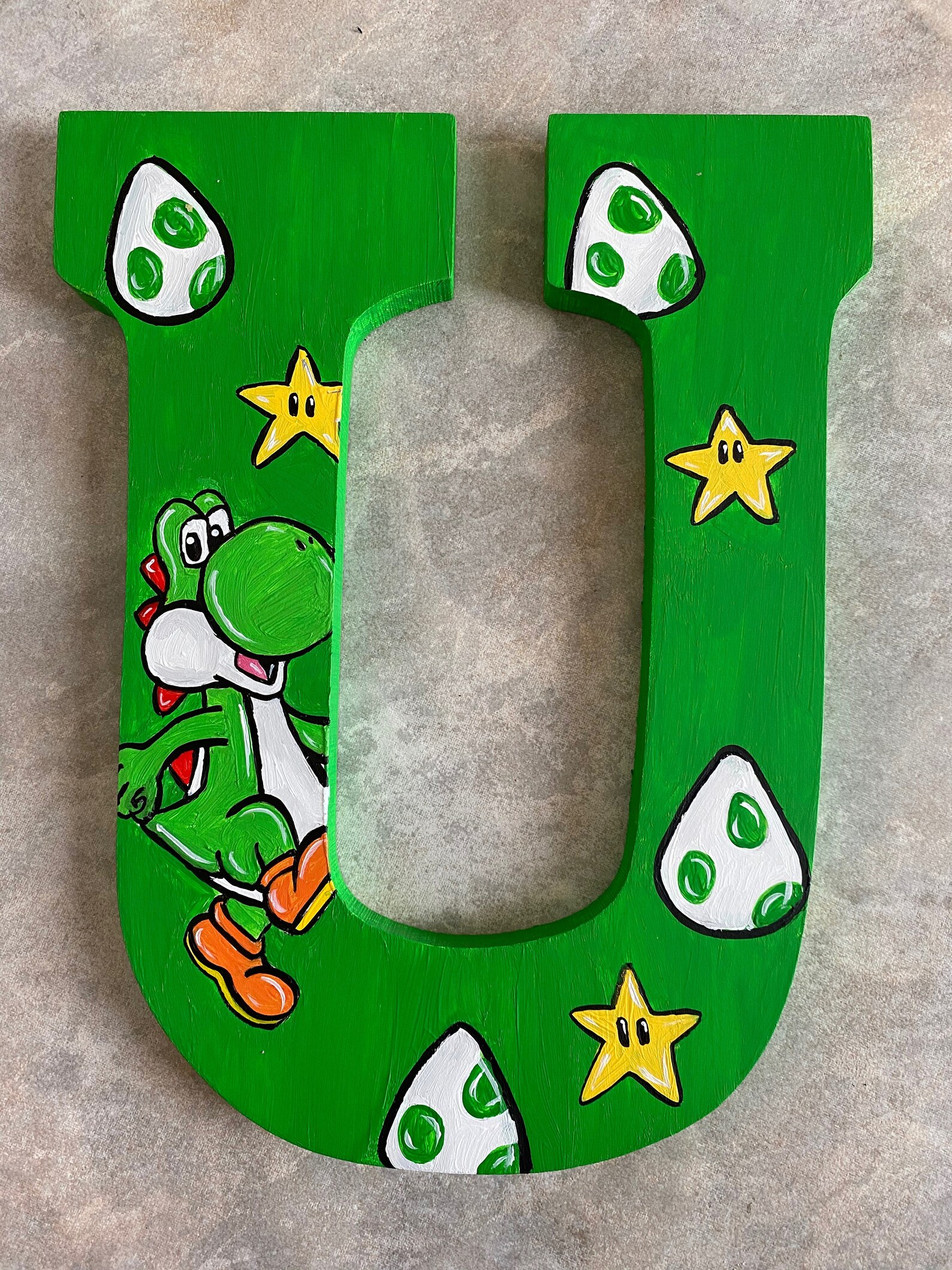 Hand Painted Video Game Letters PER LETTER - Etsy