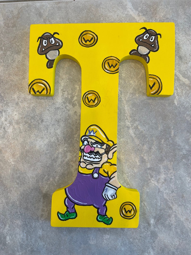 Hand Painted Video Game Letters PER LETTER - Etsy