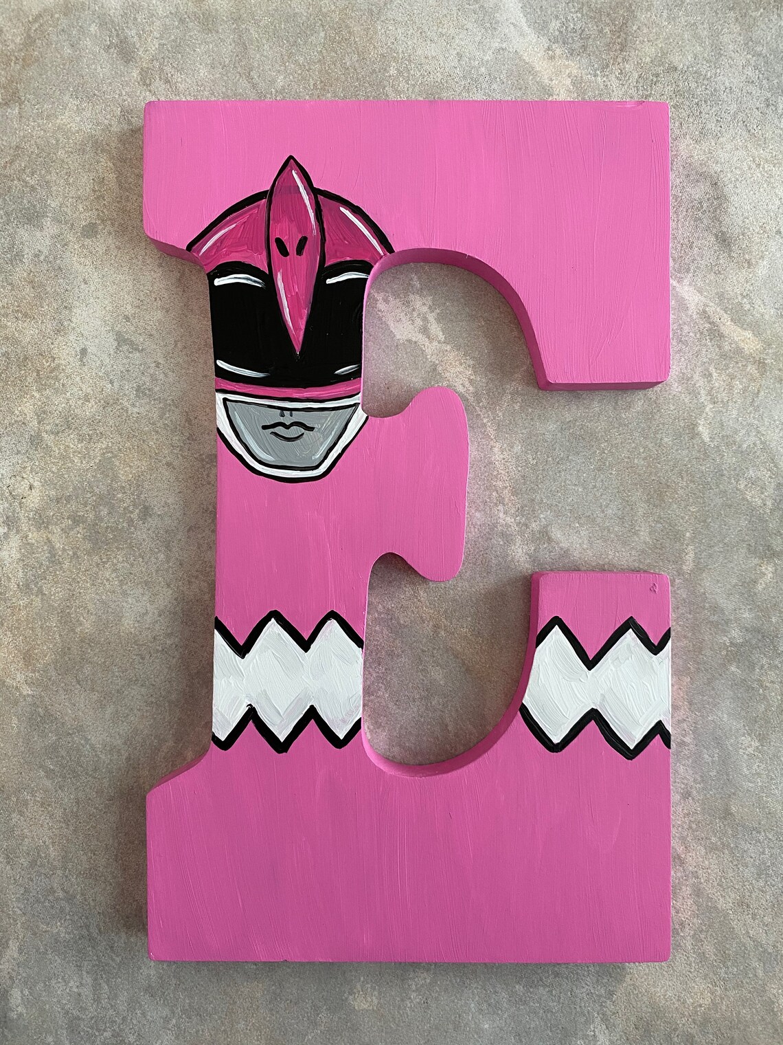 Hand Painted Power Rangers Letters PER LETTER | Etsy