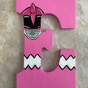 Hand Painted Power Rangers Letters PER LETTER | Etsy