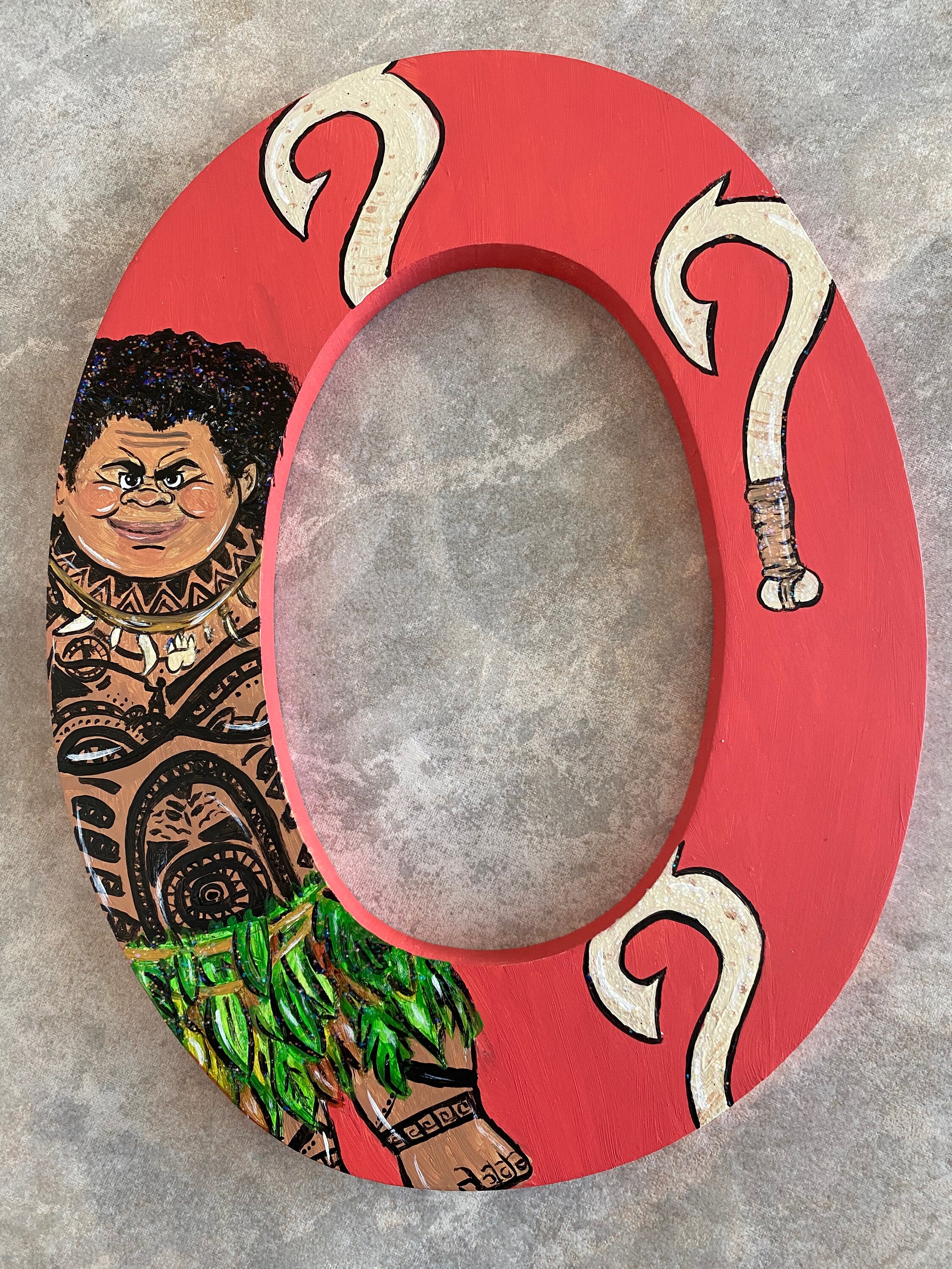Hand Painted Moana Letters PER LETTER | Etsy