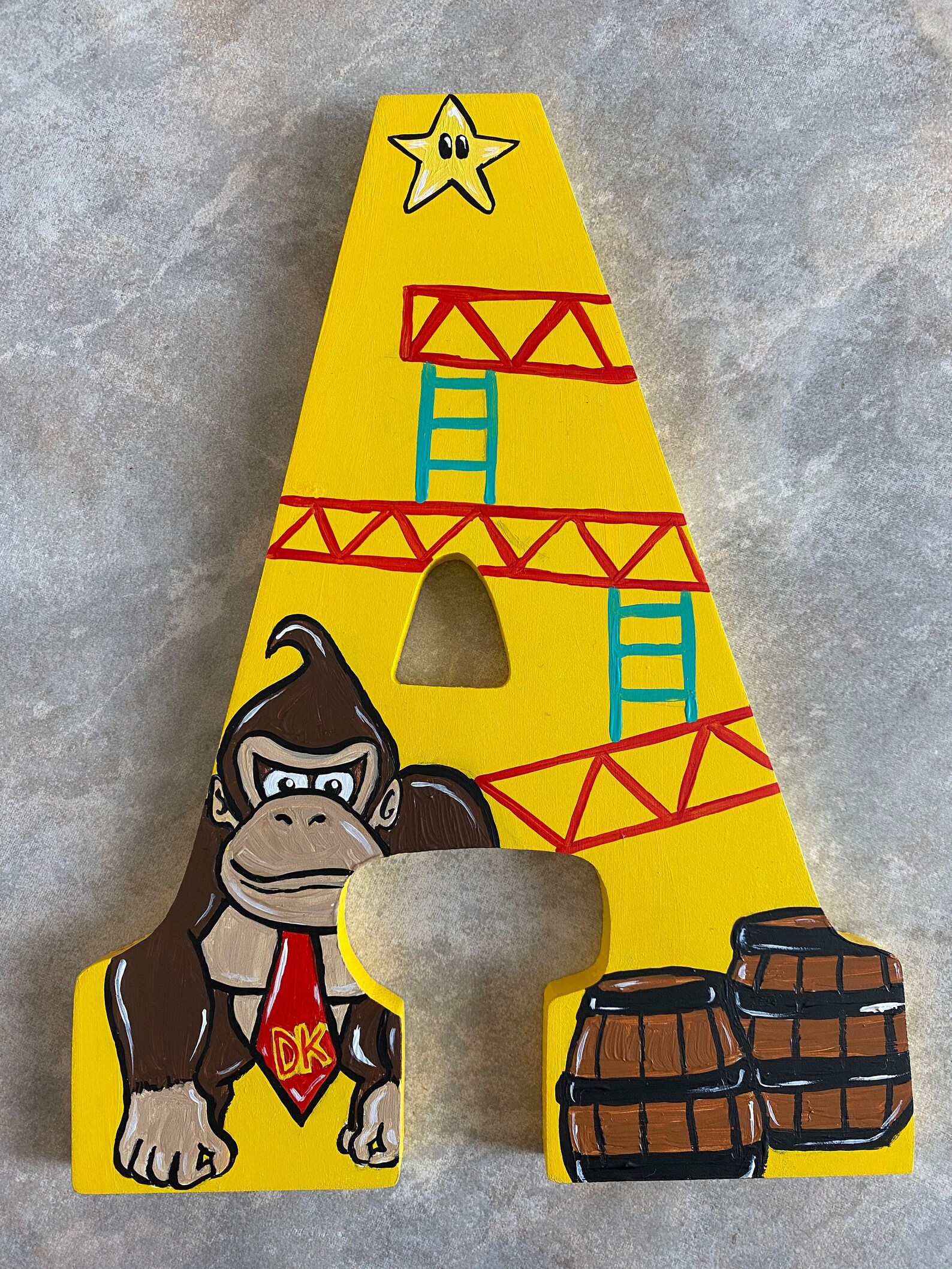 Hand Painted Video Game Letters PER LETTER - Etsy