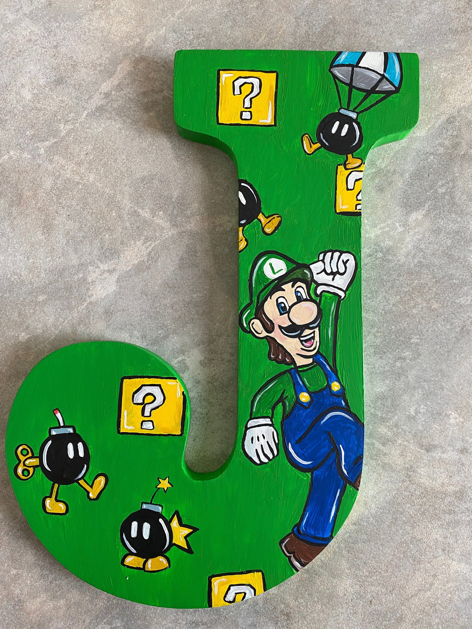 Hand Painted Video Game Letters PER LETTER - Etsy