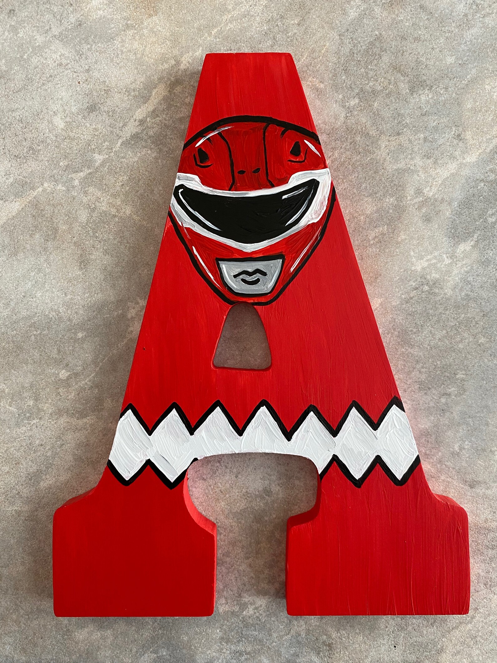 Hand Painted Power Rangers Letters PER LETTER | Etsy