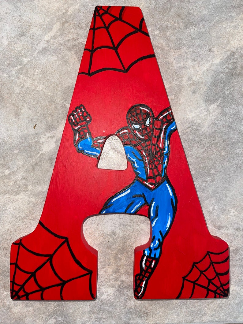 Hand Painted Superhero Letters PER LETTER - Etsy