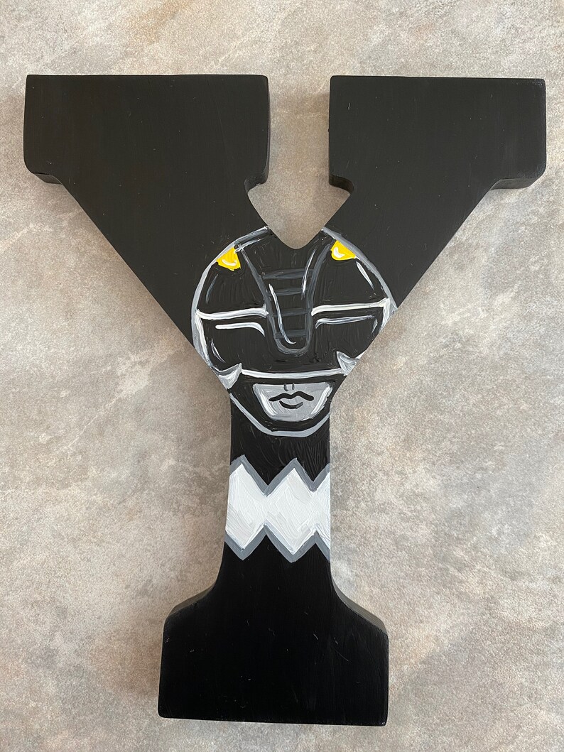 Hand Painted Power Rangers Letters PER LETTER | Etsy