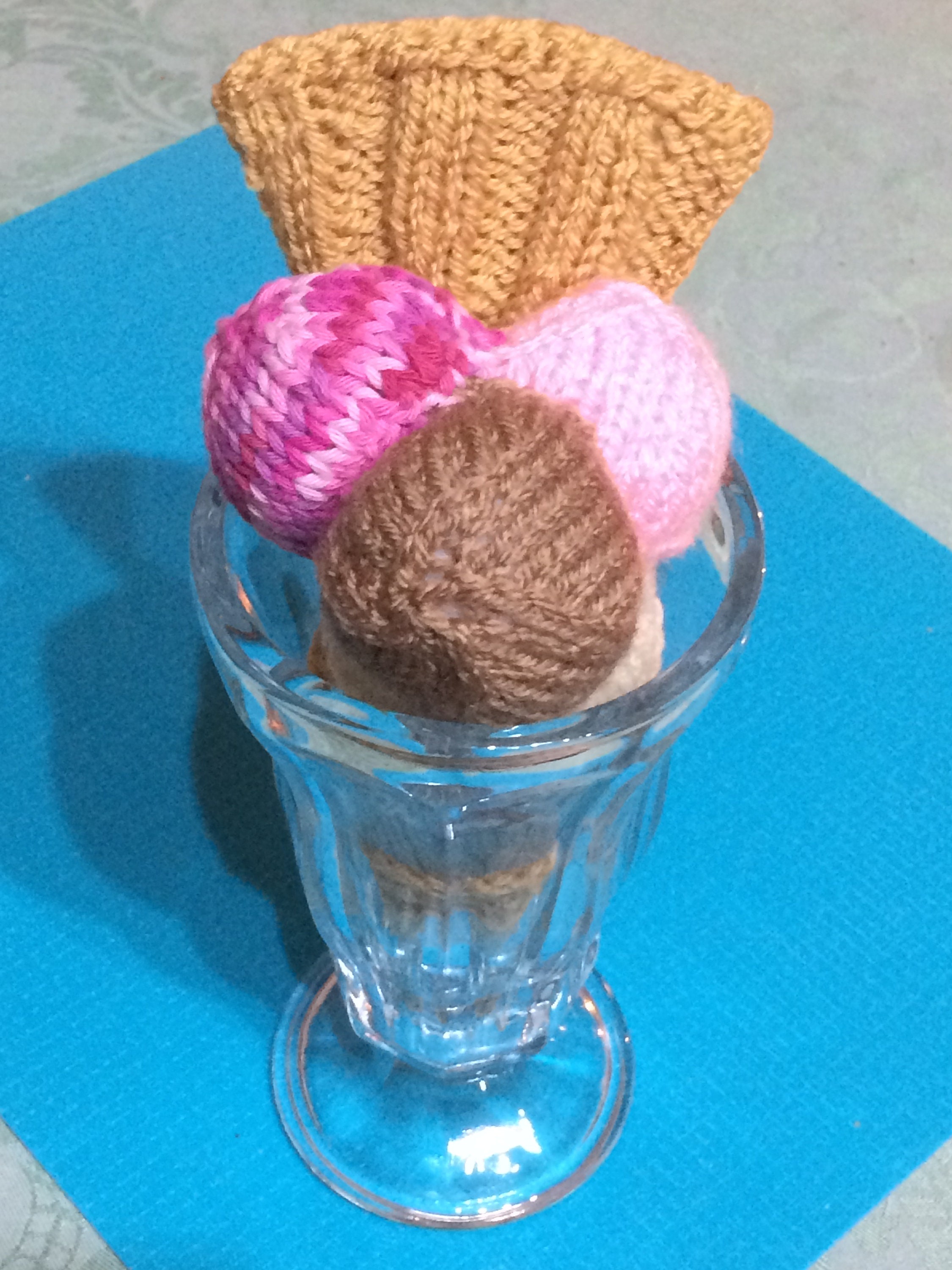 Ice Cream/marshmallow Knitting Pattern. - Etsy