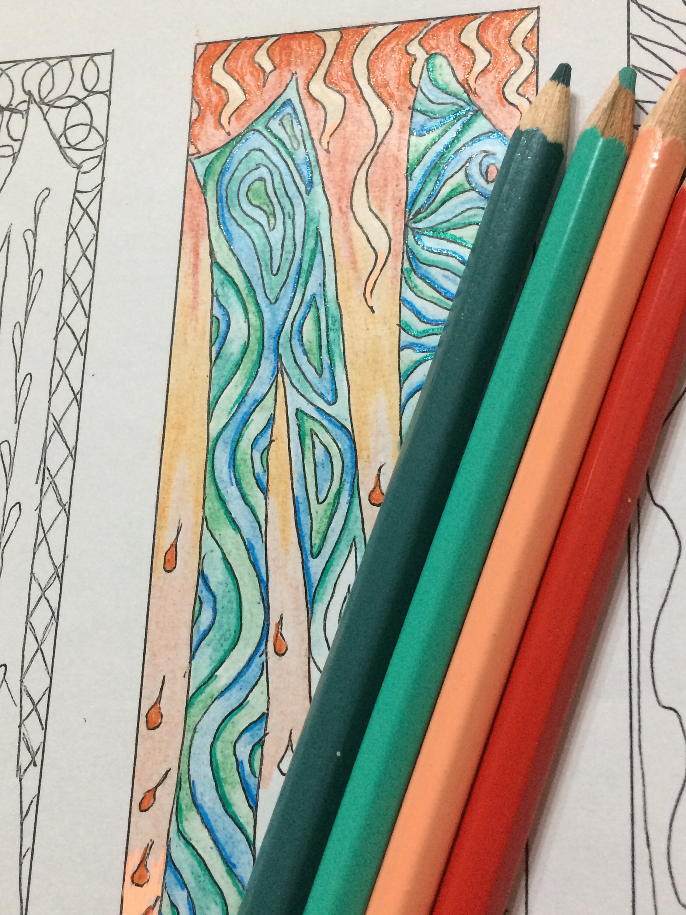 Hand Drawn Book Marks: M-P. - Etsy UK