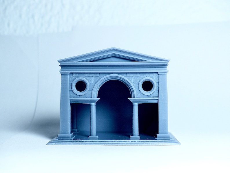 HO Scale Pavillon Garden Building - 1:87 for Diorama Modeling Kit ...