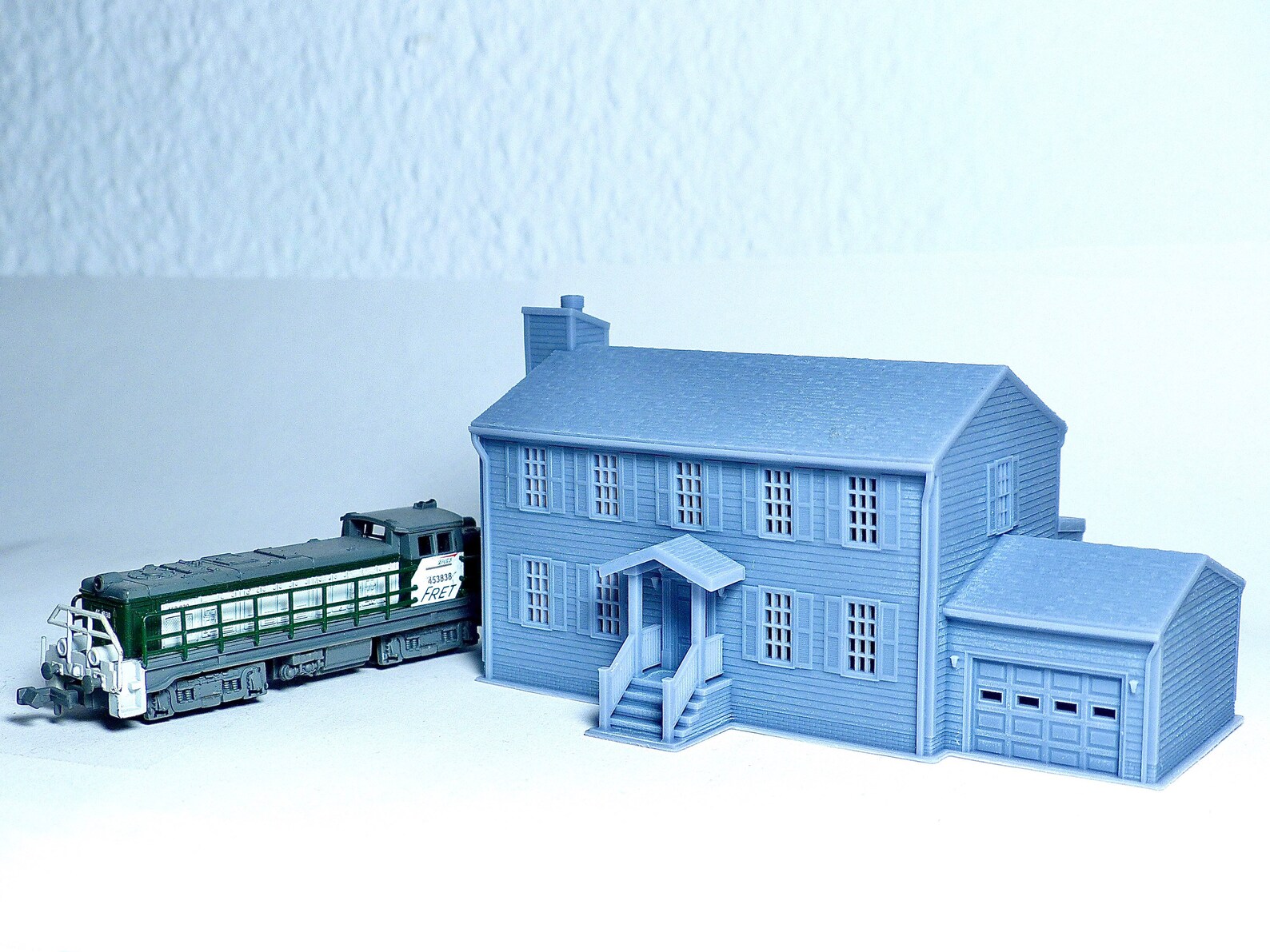 N Scale Colonial Style House 1:160 for Diorama Modeling Kit - Etsy