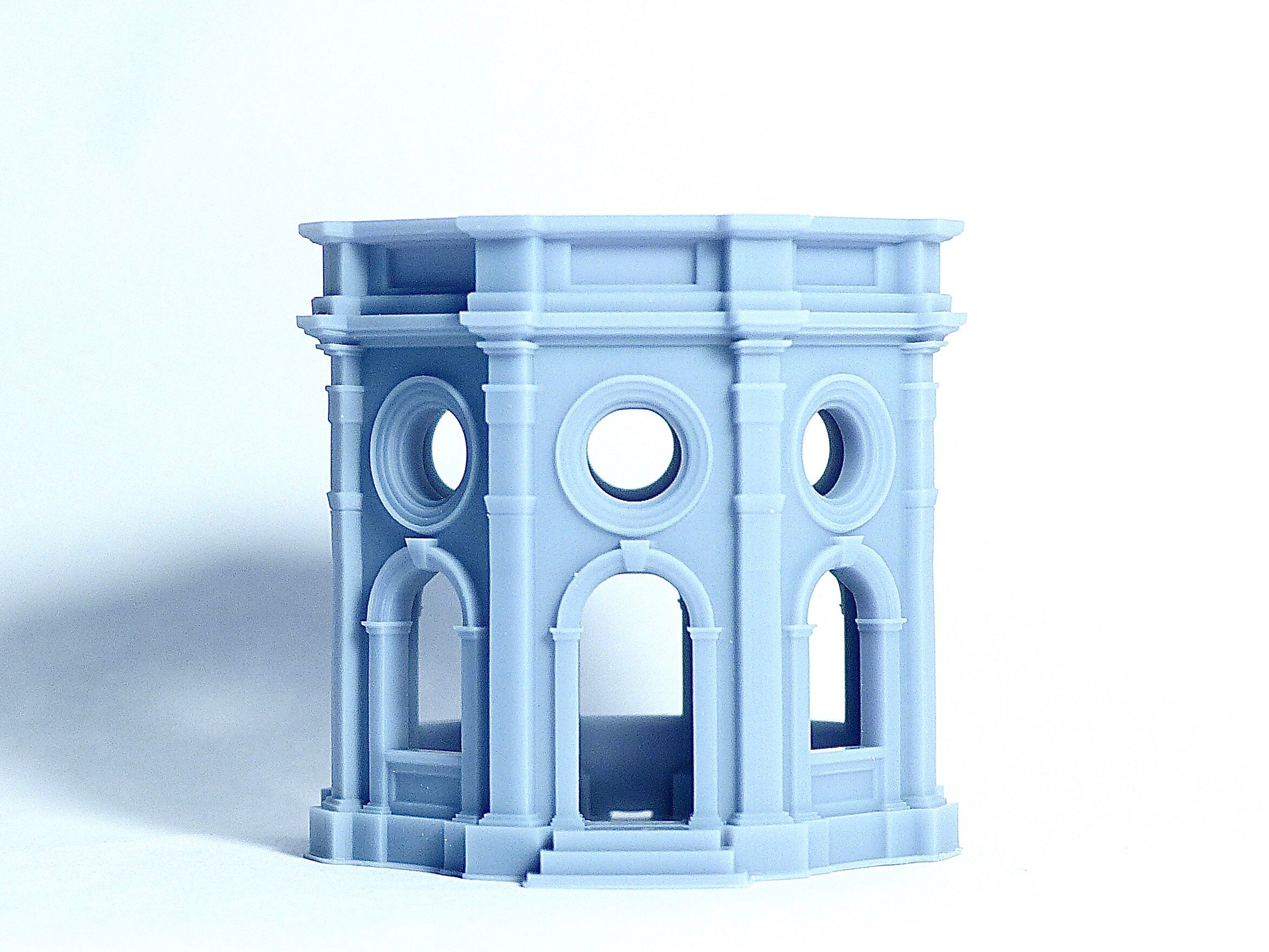 Temple-like Octagonal Pavilion N Scale 1:160 for Diorama - Etsy