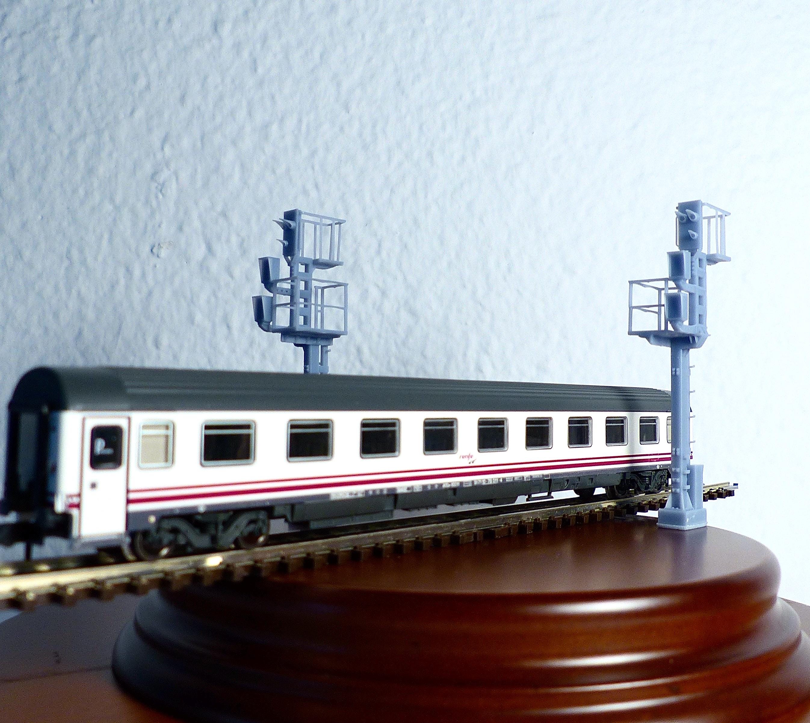 N Scale Railway Signal Mast (pack of 2) - 1:160 Diorama Kit - Building ...