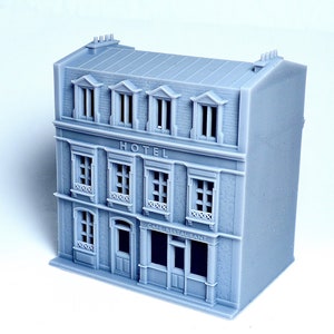 N Scale Hotel Restaurant - 1/160 for Diorama Modeling Kit - Building ...