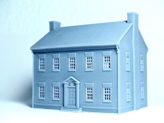 N Scale British Style Brick House 1:160 for Diorama Modeling - Etsy