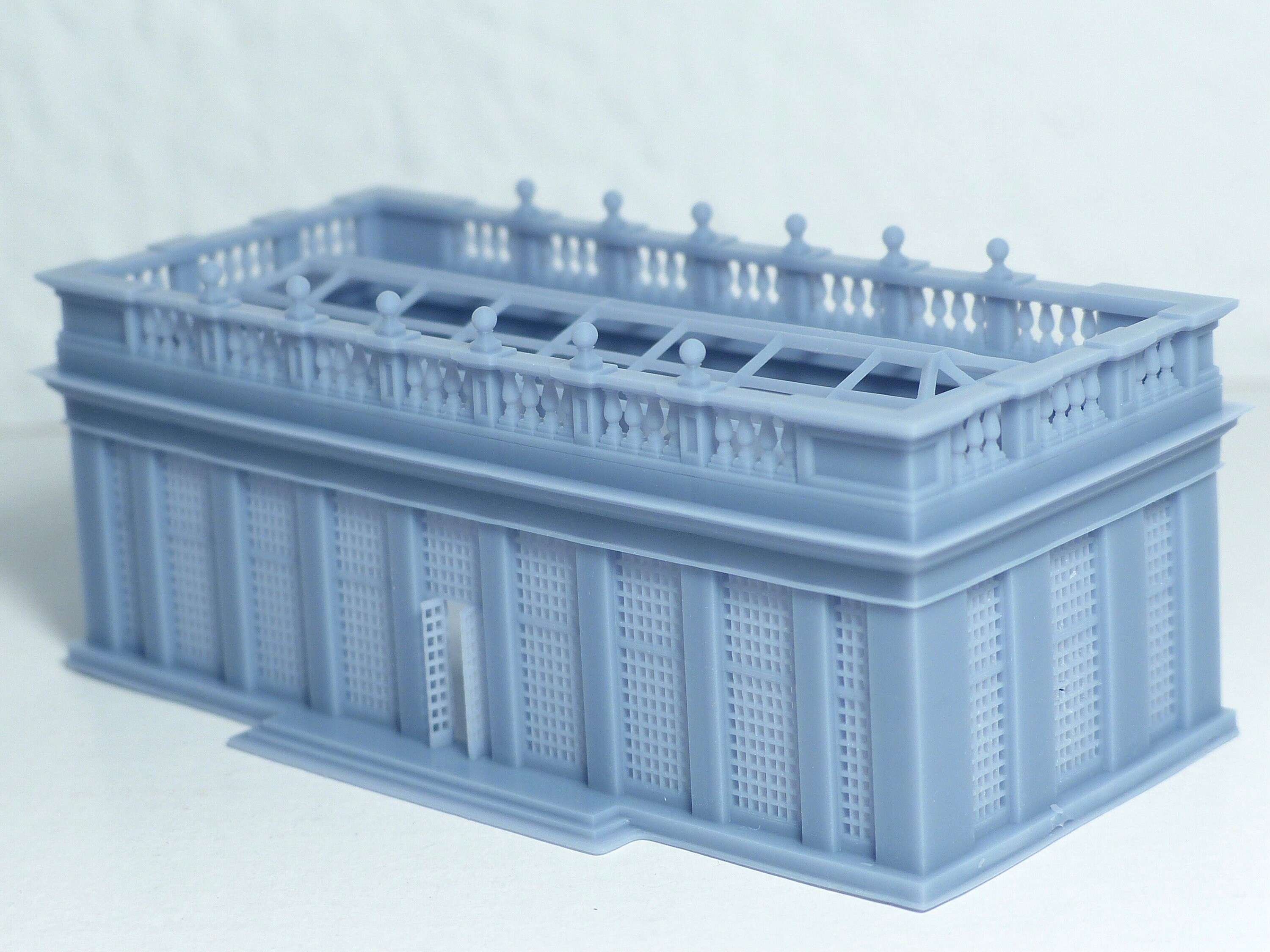 Orangerie building N scale 1:160 for diorama modeling kit | Etsy