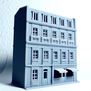 N Scale French Hotel - 1:160 for Diorama Modeling Kit - Building#25d - Etsy
