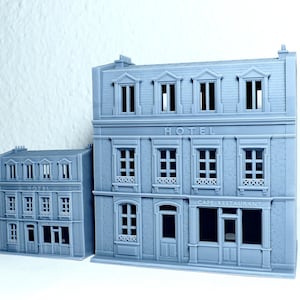 HO Scale Hotel Restaurant - 1:87 for Diorama Modeling Kit - Building ...