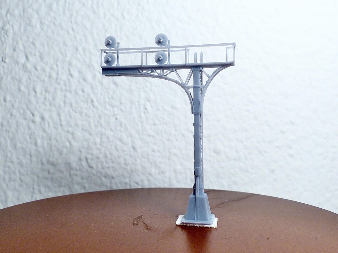 N Scale Railway Cantilever Signal Bridge - 1:160 Resin Model for ...