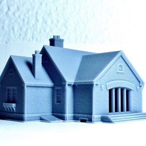 N Scale Brick Cottage - 1:160 for Diorama Modeling Kit - Building#30b ...