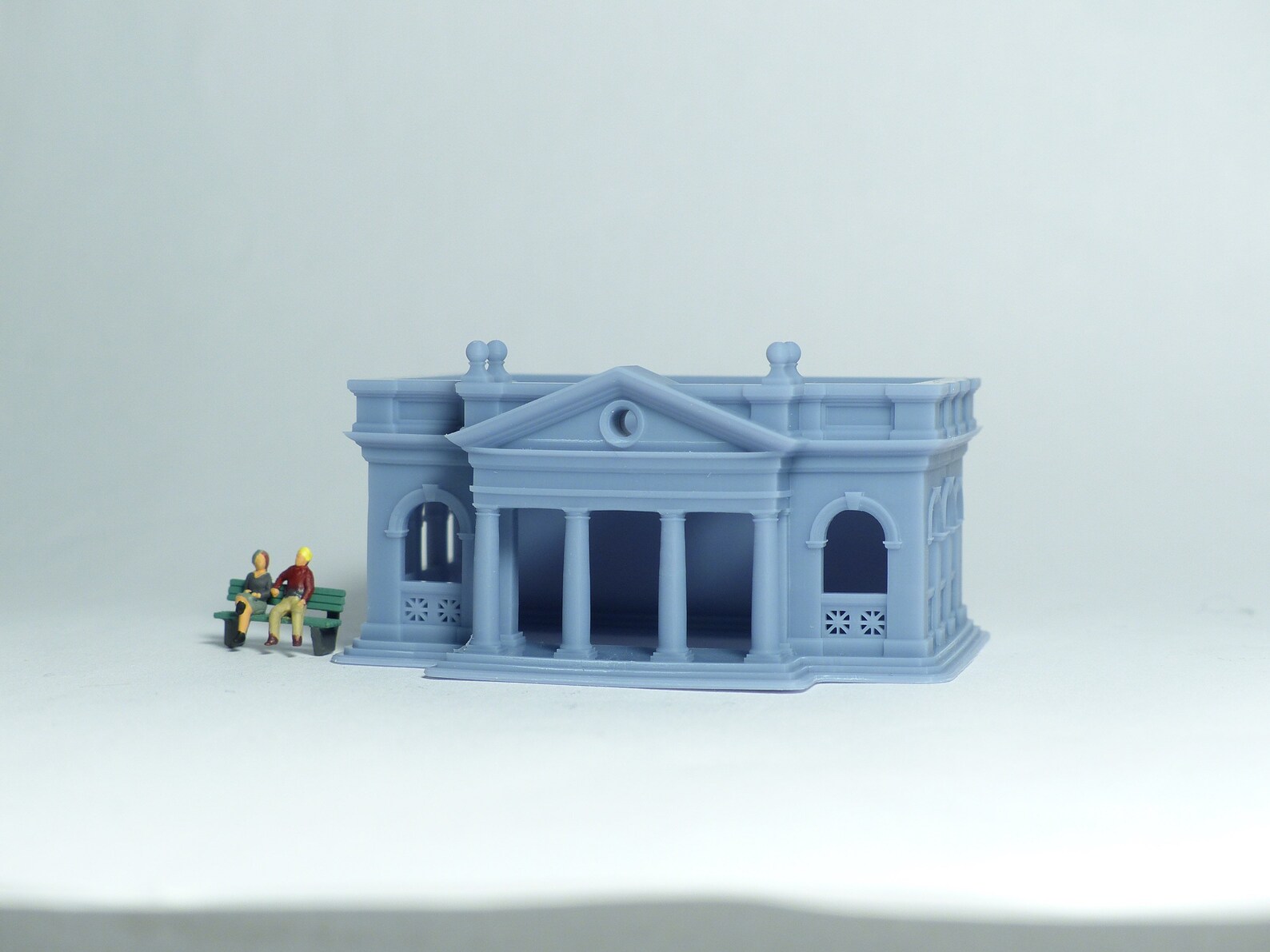Classic Garden Building - N Scale 1:160 for Diorama Modeling Kit ...