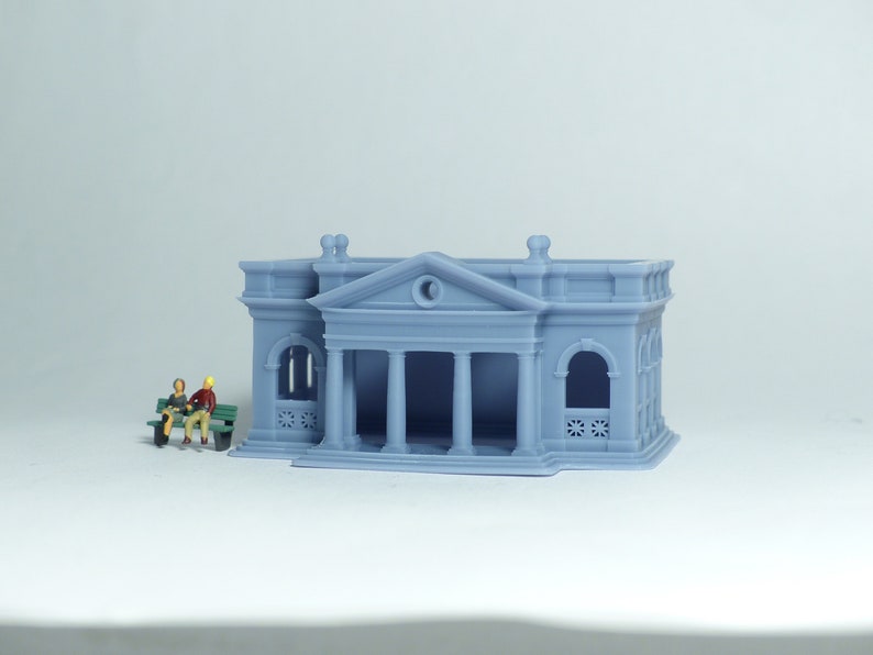Classic Garden Building - N Scale 1:160 for Diorama Modeling Kit ...