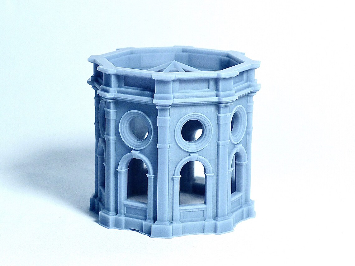 Temple-like Octagonal Pavilion N Scale 1:160 for Diorama - Etsy
